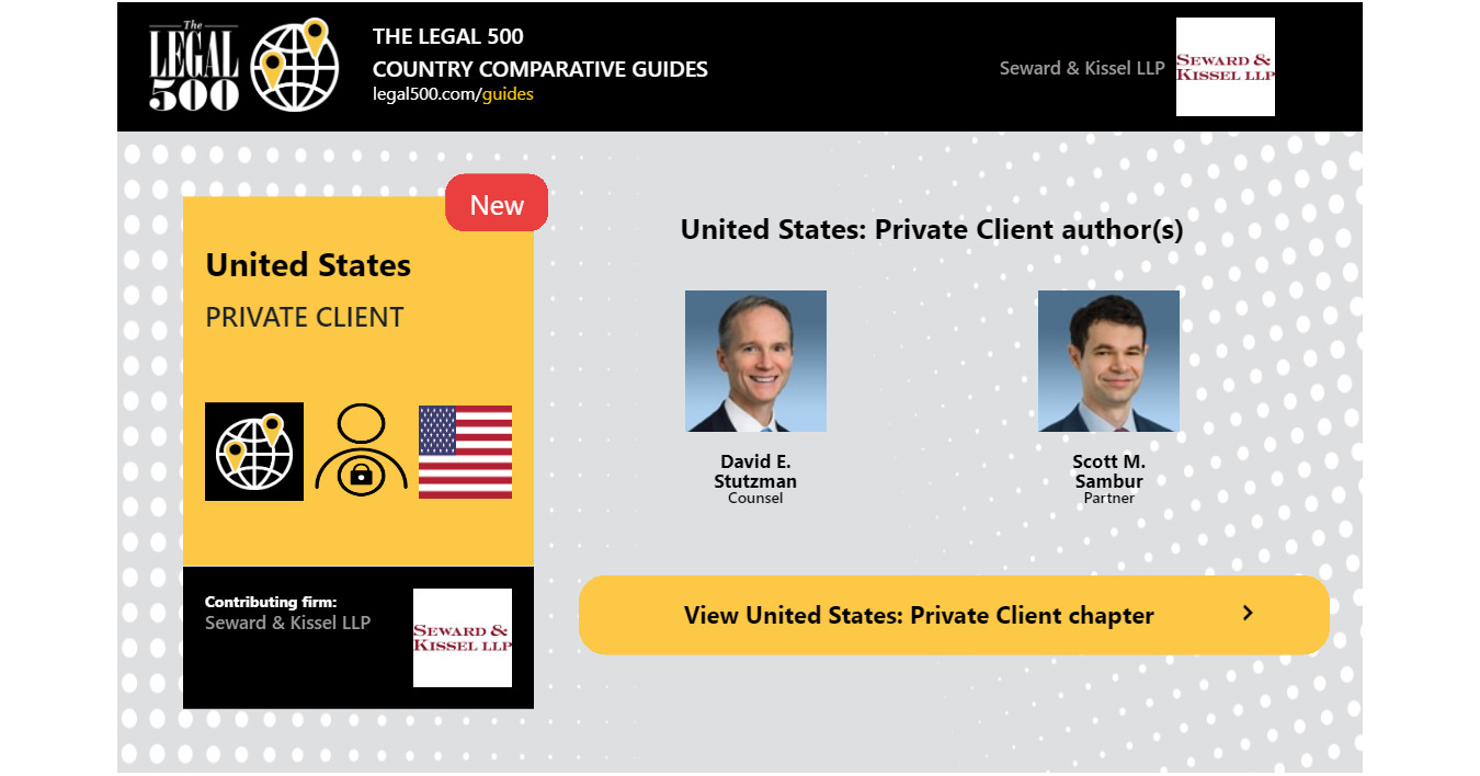 United States: Private Client – Country Comparative Guides