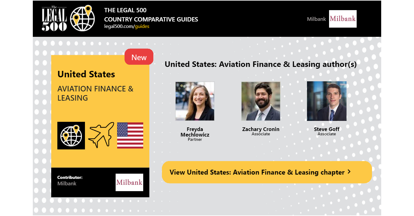 United States: Aviation Finance & Leasing – Country Comparative Guides