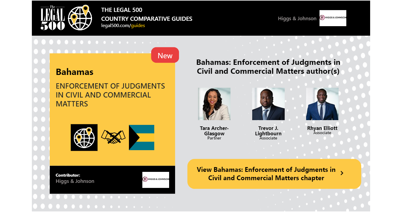 Bahamas: Enforcement of Judgments – Country Comparative Guides
