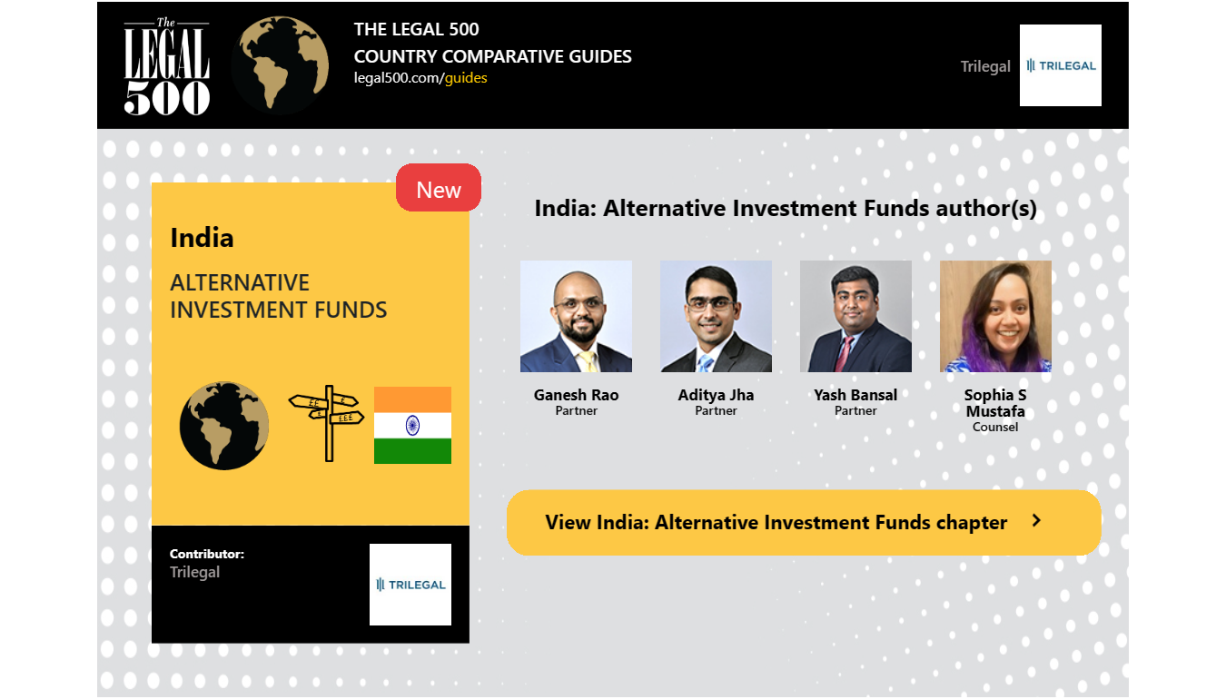 India: Alternative Investment Funds – Country Comparative Guides
