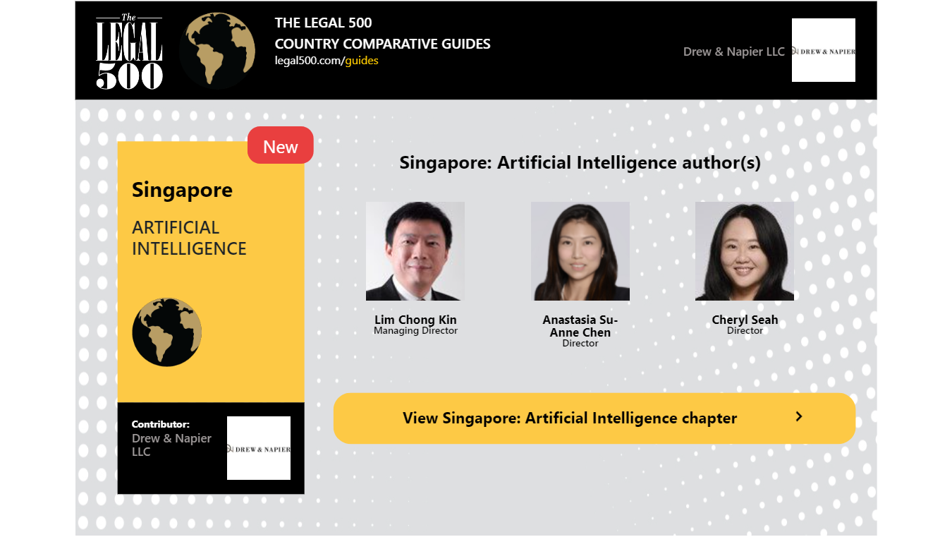 Singapore: Artificial Intelligence – Country Comparative Guides