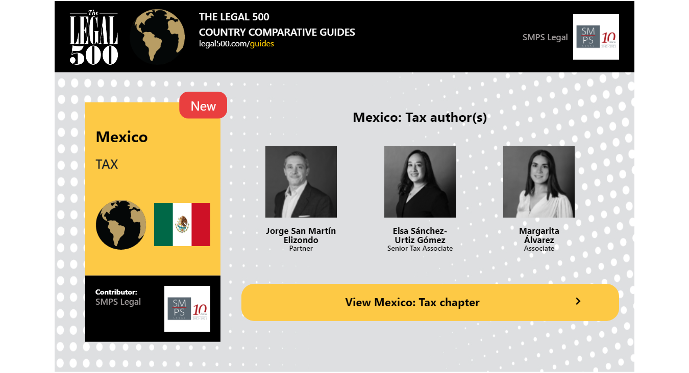 Mexico: Tax – Country Comparative Guides