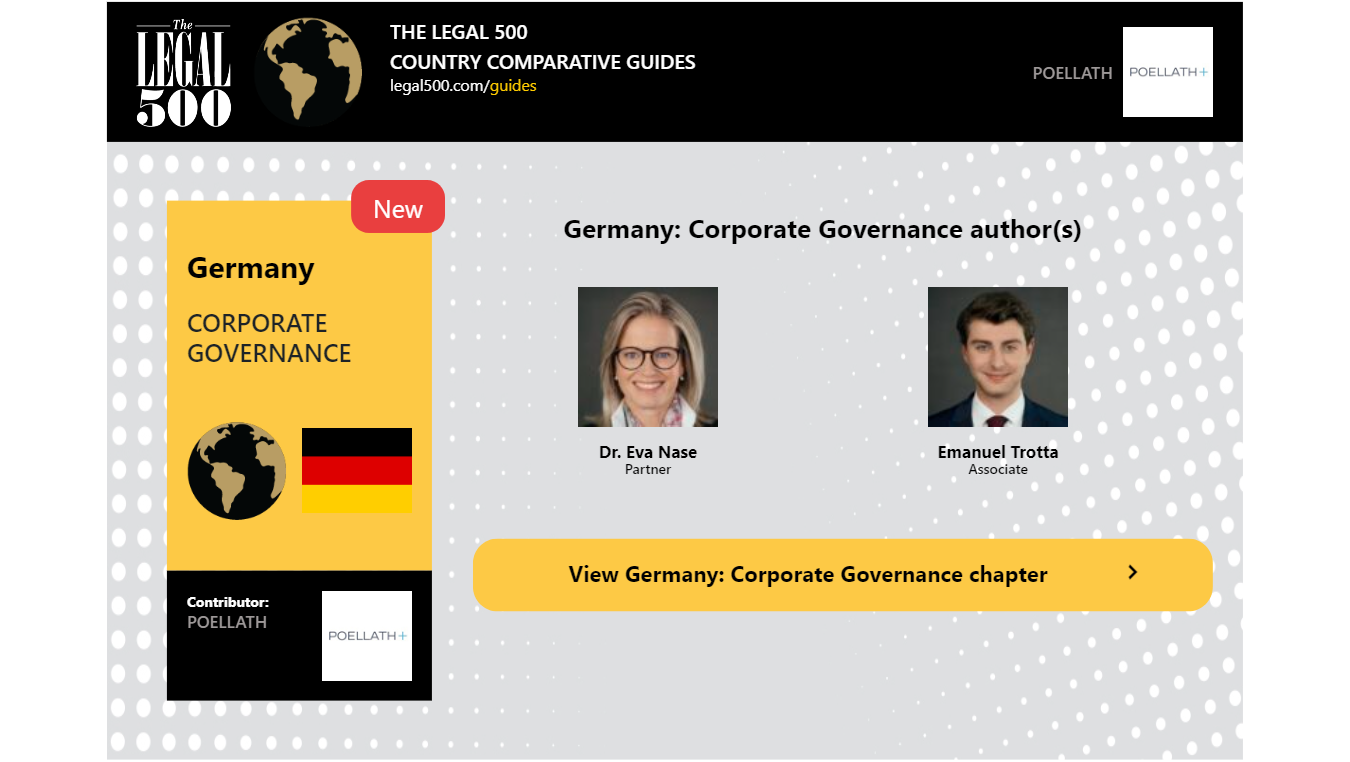 Germany: Corporate Governance – Country Comparative Guides