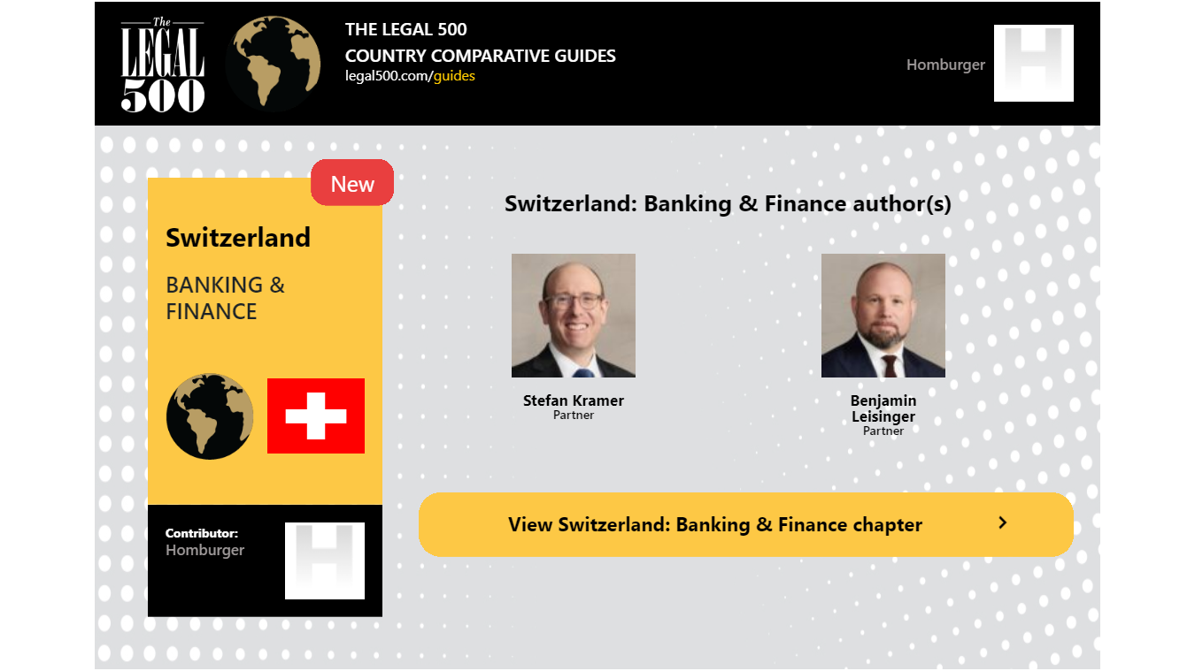 Switzerland: Banking & Finance – Country Comparative Guides
