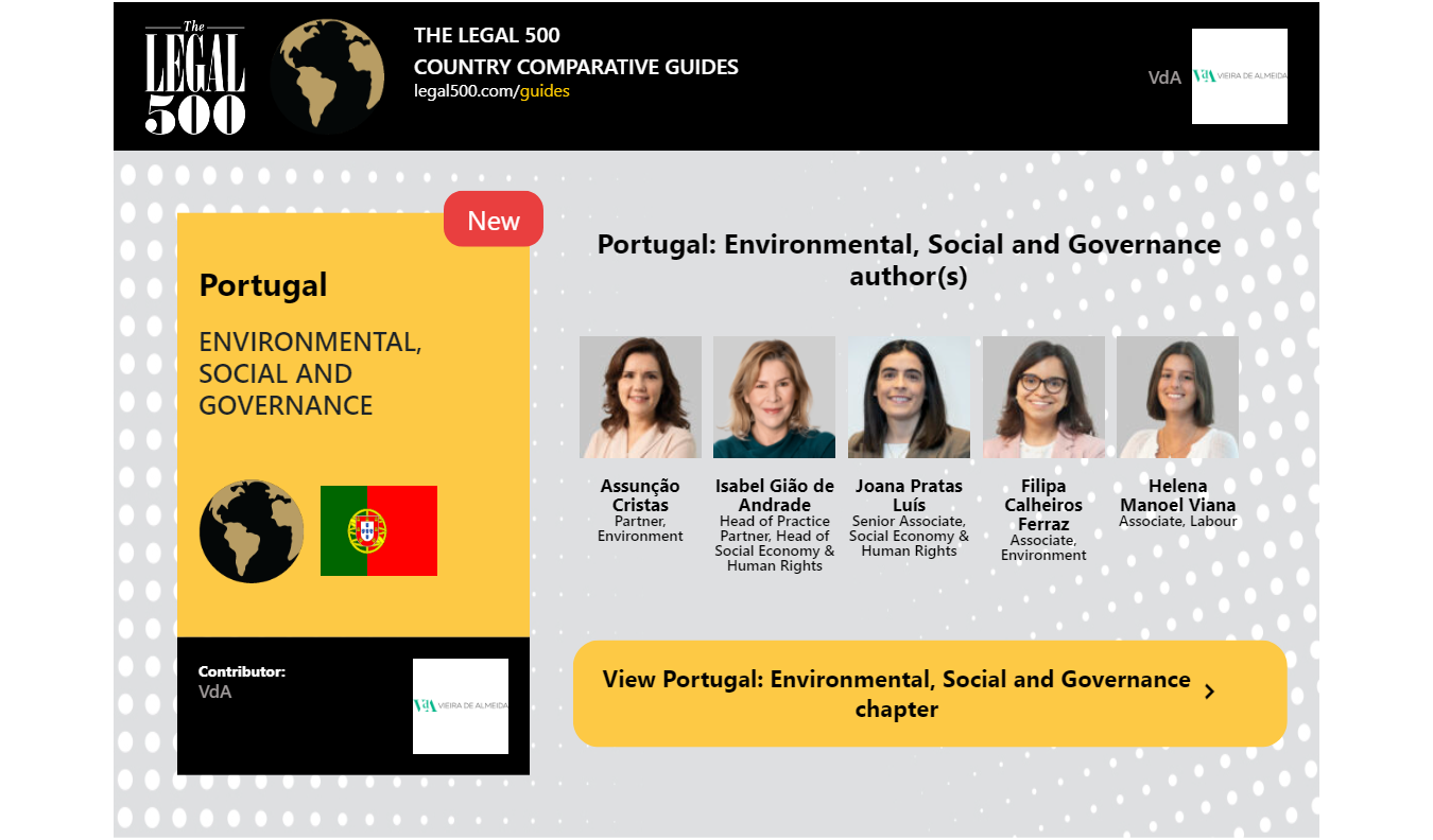 Portugal: Environmental, Social and Governance – Country Comparative Guides