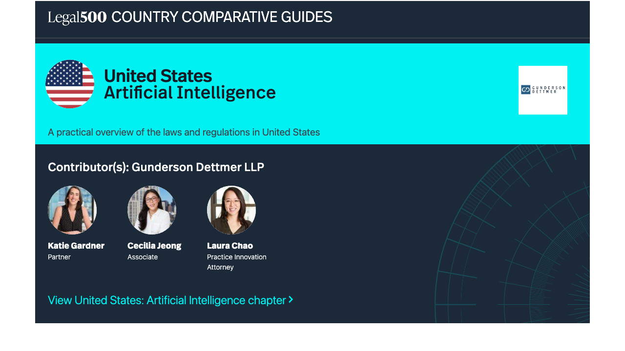 United States: Artificial Intelligence – Country Comparative Guides
