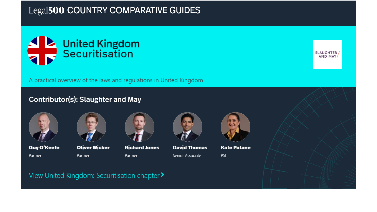 United Kingdom: Securitisation – Country Comparative Guides