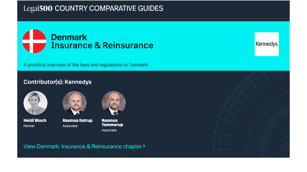 Denmark: Insurance & Reinsurance – Country Comparative Guides