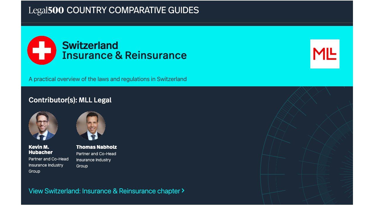 Switzerland: Insurance & Reinsurance – Country Comparative Guides