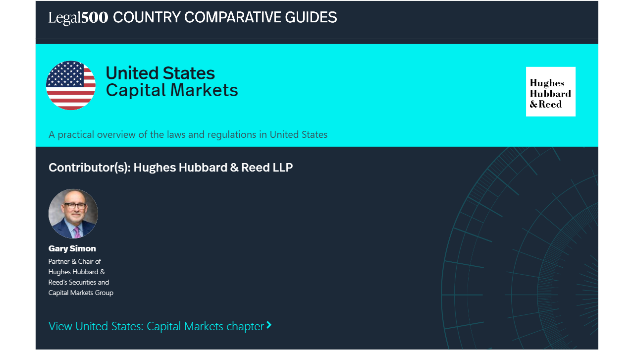 United States: Capital Markets – Country Comparative Guides