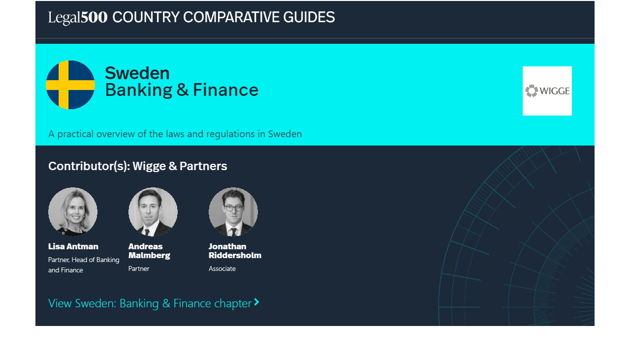 Sweden: Banking & Finance – Country Comparative Guides