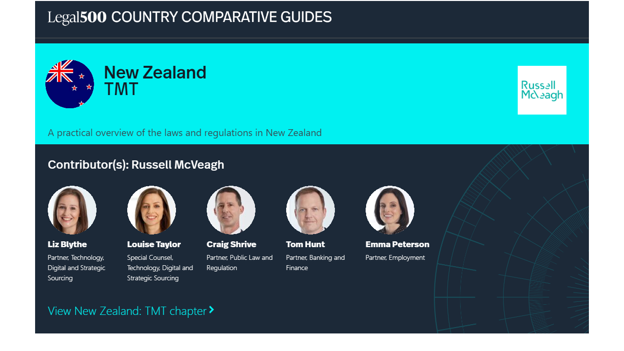 New Zealand: TMT – Country Comparative Guides