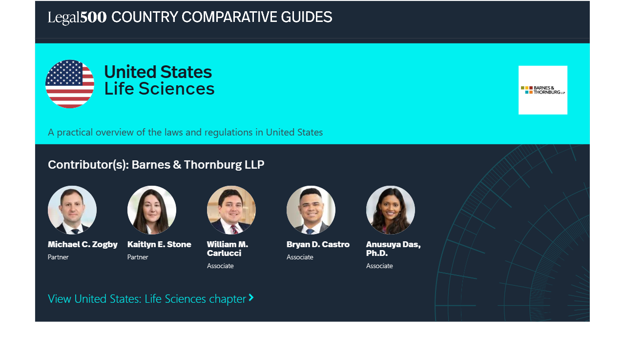 United States: Life Sciences – Country Comparative Guides