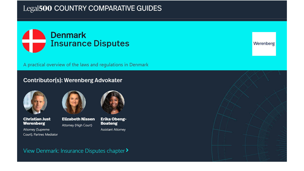 Denmark: Insurance Disputes – Country Comparative Guides