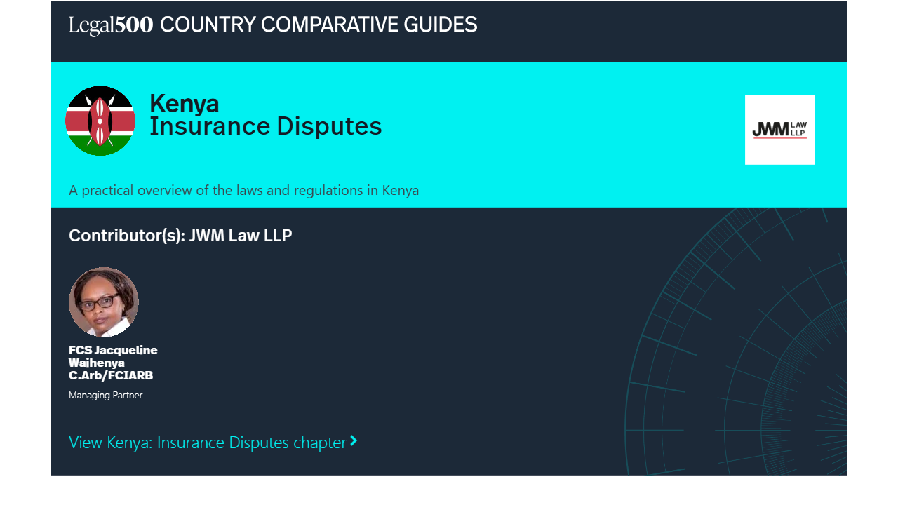 Kenya: Insurance Disputes – Country Comparative Guides