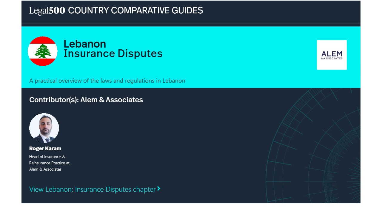 Lebanon: Insurance Disputes – Country Comparative Guides